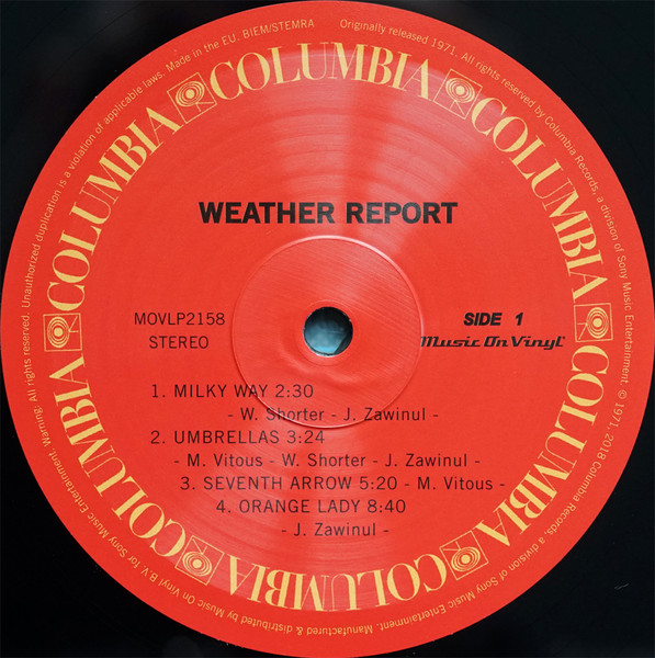 Weather Report – Weather Report - DISCOS REDONDOS